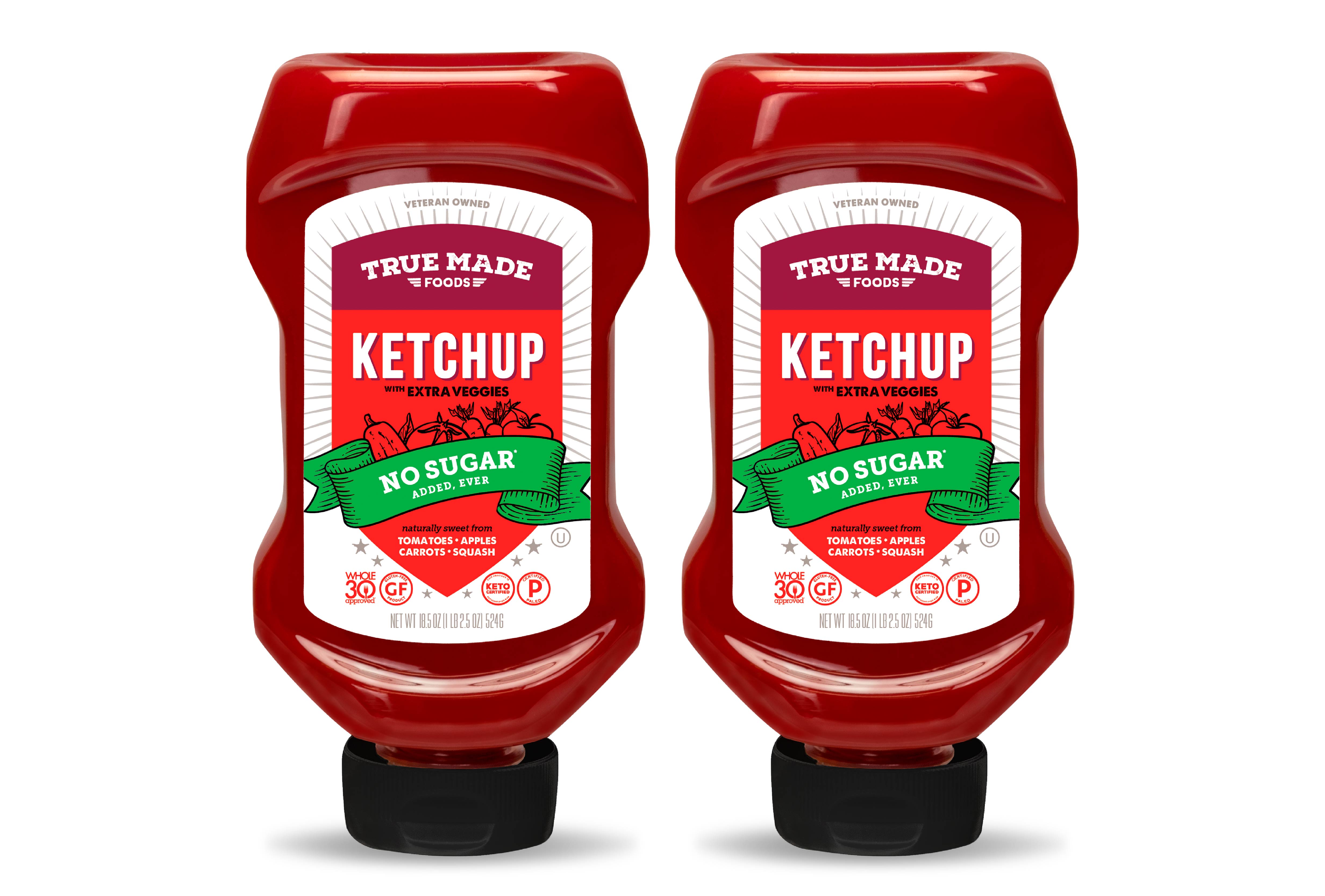 Shop Sugar Free Ketchup 2-Pack – 18.5oz | TrueMadeFoods