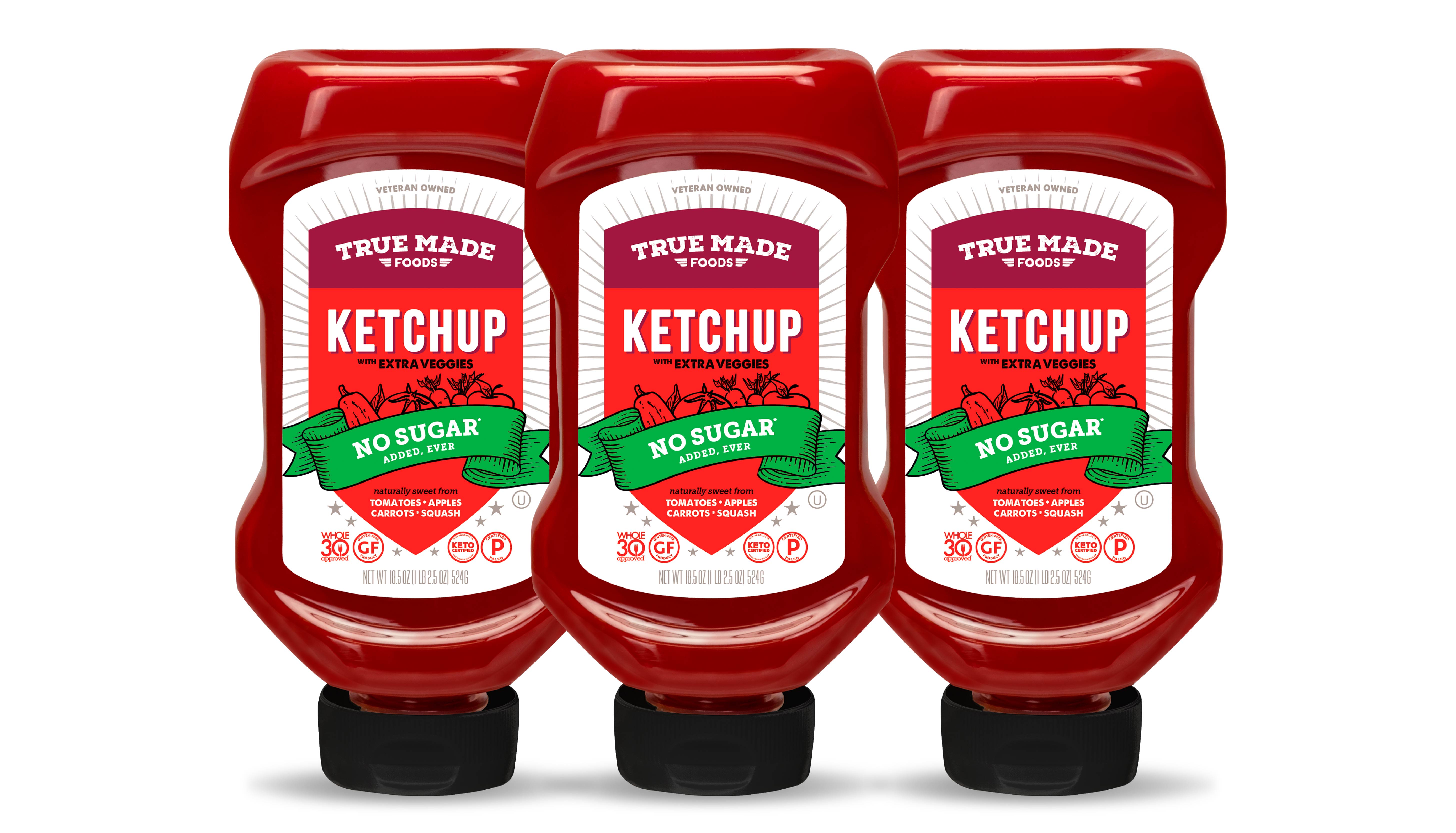 Shop Sugar Free Ketchup 2-Pack – 18.5oz | TrueMadeFoods