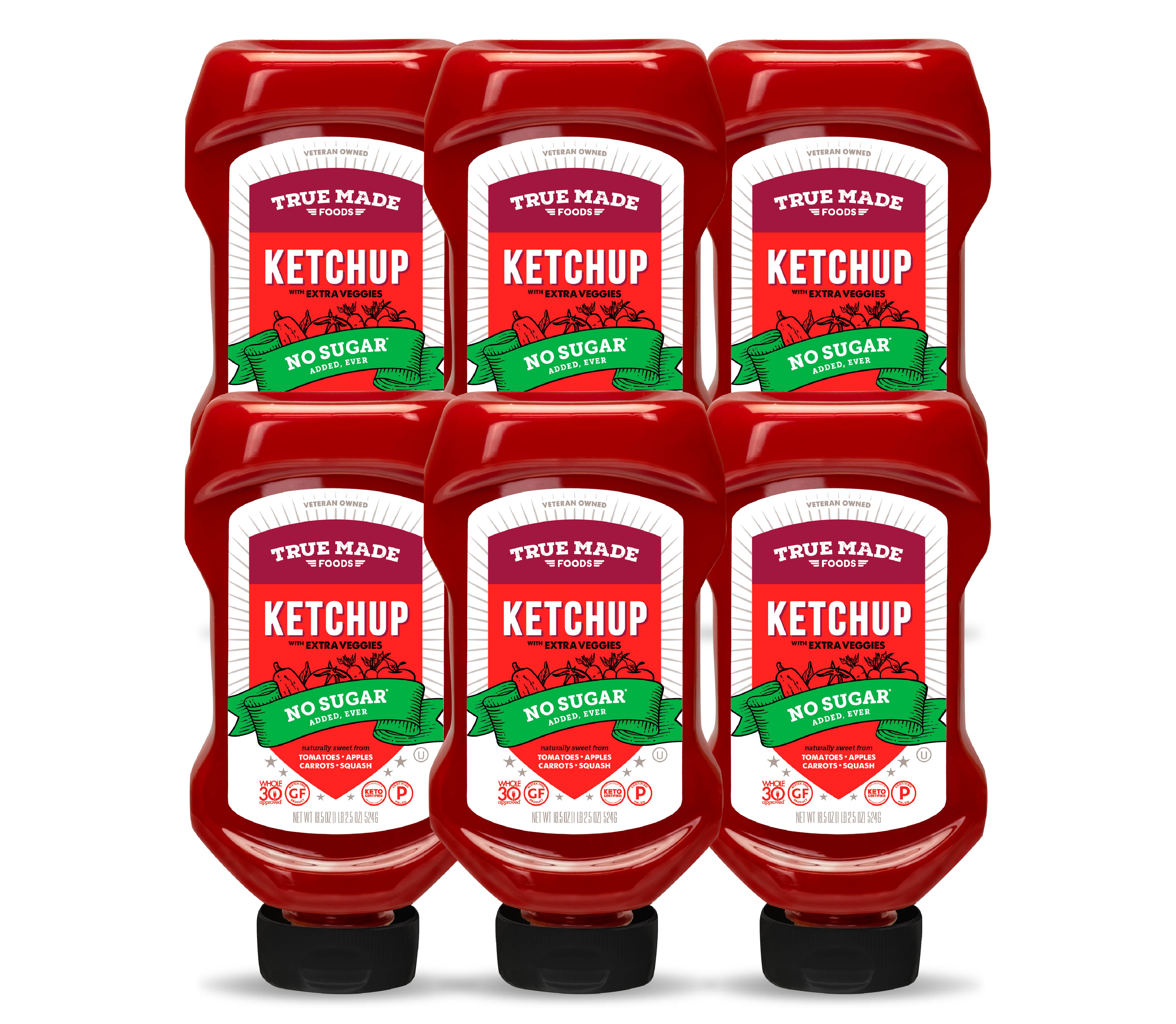 Shop Sugar Free Ketchup 2-Pack – 18.5oz | TrueMadeFoods