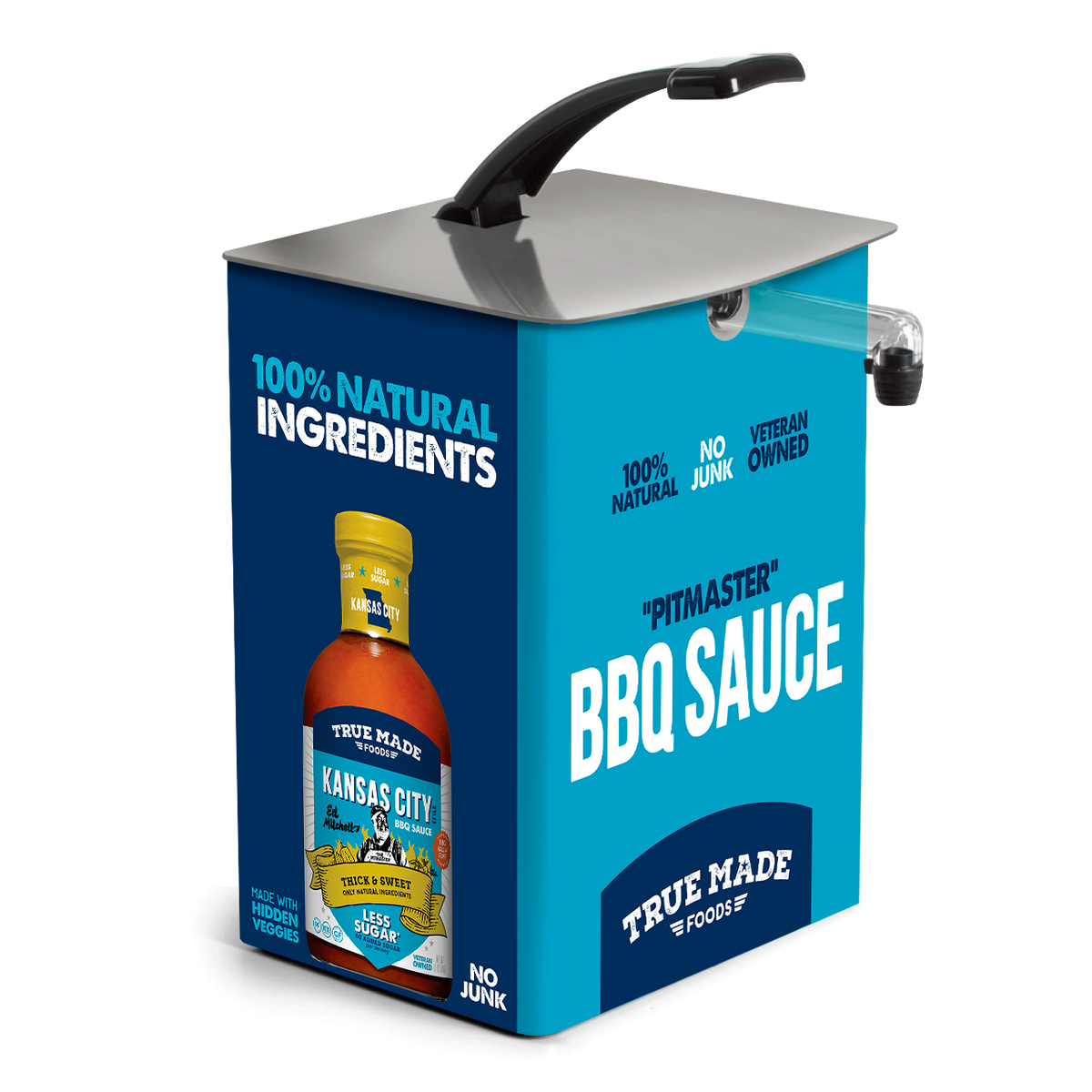 Low Sugar BBQ Sauce Bulk 3-Gallon Pack | TrueMadeFoods