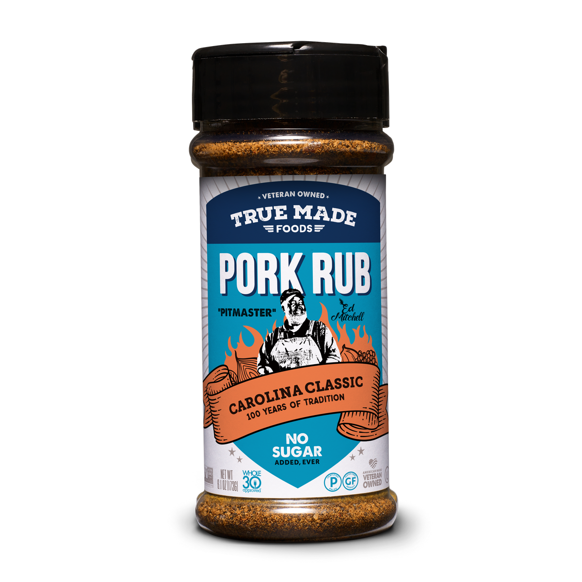 Buy Pork Rub Carolina BBQ Style by Ed Mitchell | TrueMadeFoods