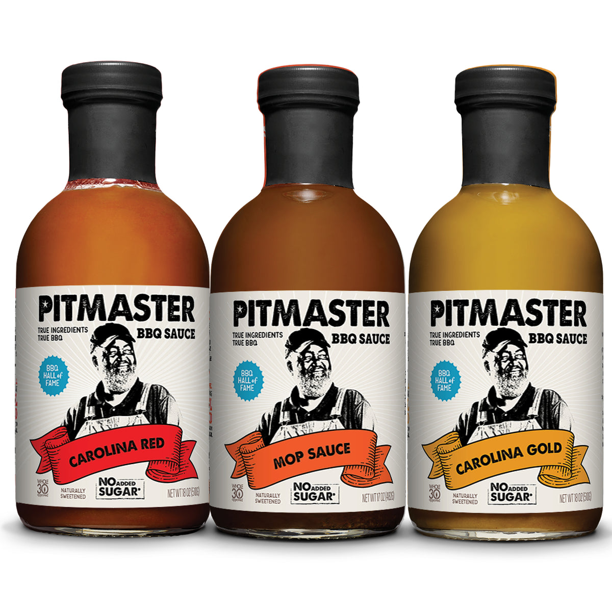 Pitmaster Ed Mitchell Carolina BBQ Sauce Variety 3-Pack – TrueMadeFoods